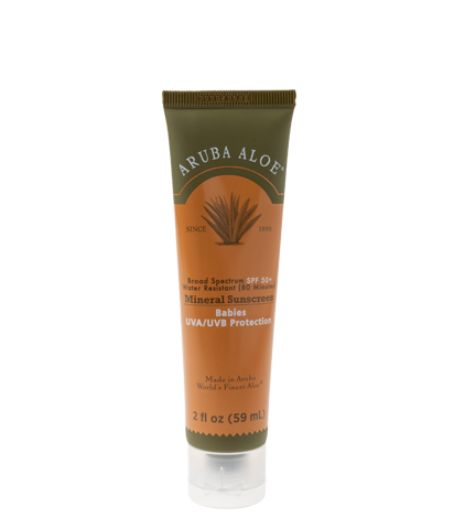 Aruba Aloe Sunscreen Water Resistant Babies SPF50+ | Royal Aruba Aloe