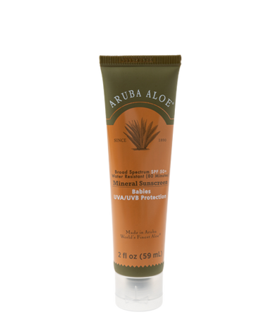Aruba Aloe Sunscreen Water Resistant Babies SPF50+ | Royal Aruba Aloe
