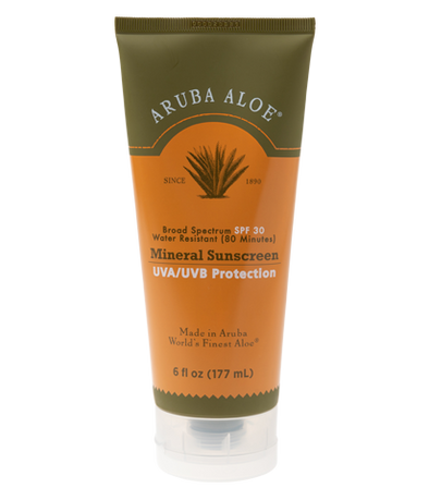Aruba Aloe Sunscreen Water Resistant SPF30 | Royal Aruba Aloe