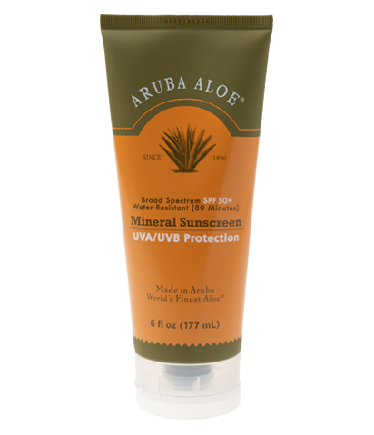 Aruba Aloe Sunscreen Water Resistant SPF50+ | Royal Aruba Aloe